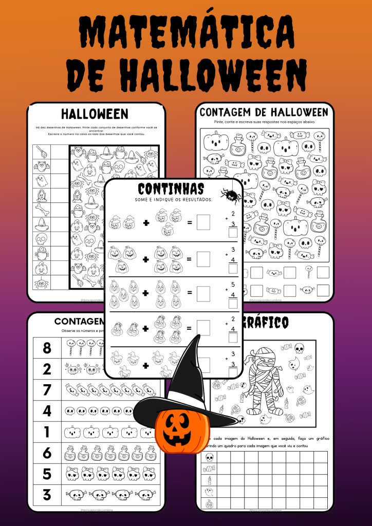 Halloween – Matemática – BrincAprender ComBina